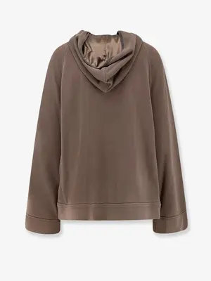 Brunello Cucinelli Hooded Pocket Cotton Hoodie