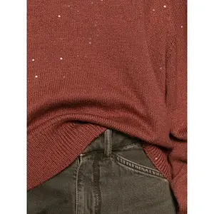 Brunello Cucinelli Sequin Embellished Knitted Jumper
