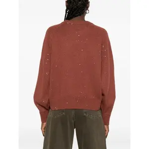 Brunello Cucinelli Sequin Embellished Knitted Jumper