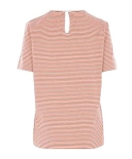 Brunello Cucinelli Striped Jersey T-shirt With Neck Detail