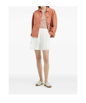 Brunello Cucinelli Striped Jersey T-shirt With Neck Detail