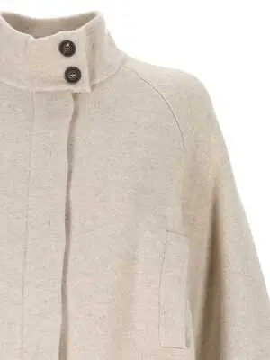 Brunello Cucinelli Monili Detailed High-neck Jacket