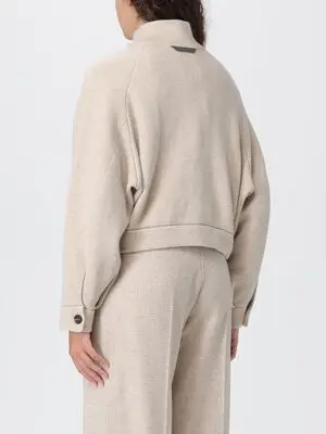 Brunello Cucinelli Monili Detailed High-neck Jacket