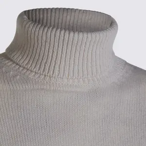 Brunello Cucinelli Turtleneck Sequin Embellished Knitted Jumper
