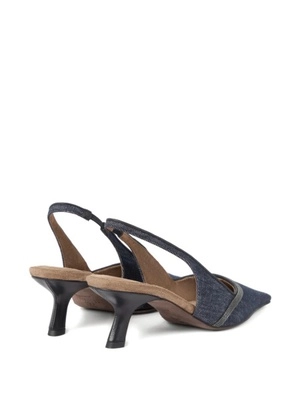 Brunello Cucinelli Slingback Pointed-toe Pumps