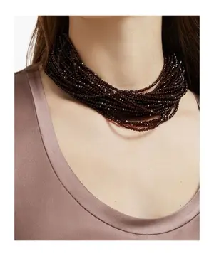 Brunello Cucinelli Beaded Choker Necklace