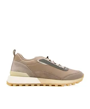 Brunello Cucinelli Round Toe Sneakers - Nude