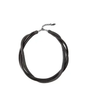 Brunello Cucinelli Precious Leather Choker