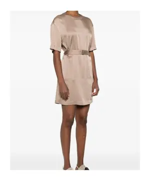 Brunello Cucinelli Belted Mini Dress