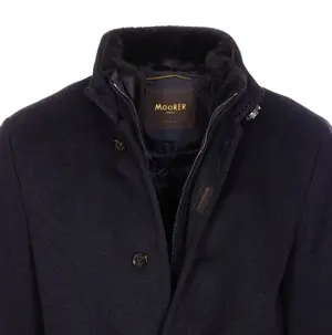 MOORER Single Breasted Padded Coat