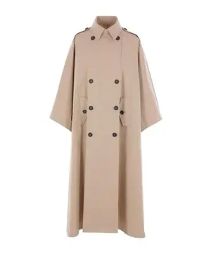 Brunello Cucinelli Double Breasted Coat - Beige