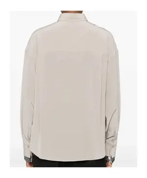 Brunello Cucinelli Sequin Embellished Silk Shirt