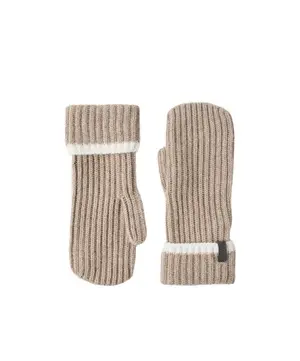 Brunello Cucinelli Bead-embellished Knitted Gloves