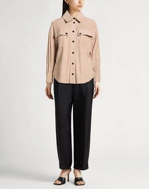 MOORER Suede Shirt