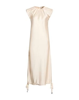 Attico Maxi Dress Size Polyester - Ivory