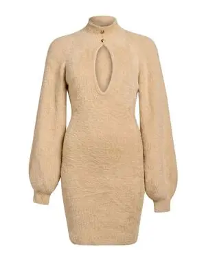 Elisabetta Franchi Mini Dress Size Polyamide, Elastane - Beige