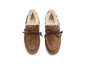 UGG Quill Slip-on Dress Flat Shoes Chestnut