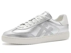 Fitflop The Dash Ff Metallic T-toe Trainers Shoes - Silver
