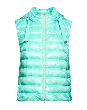 Herno Woman Vest Red Size 6 Polyamide Blue