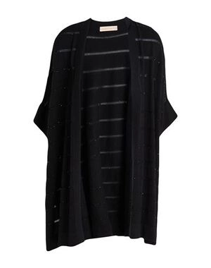PUROTATTO Silk & Cashmere Sequined Cardigan - Black