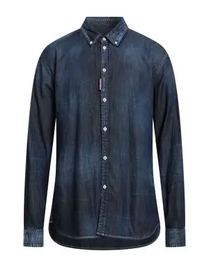 Dsquared2 Denim Shirt Size Cotton, Elastane
