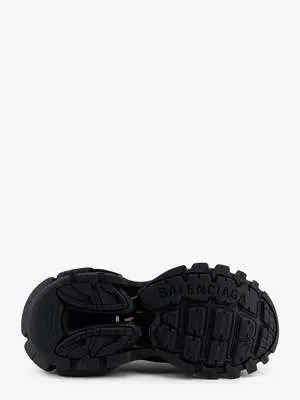 Balenciaga Track Polyurethane Sneakers With Side Logo - Black