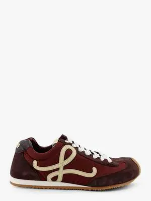 Loewe Ballet Runner 2.0 Nylon And Suede Sneakers - Red