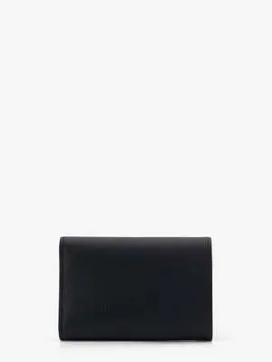 Loewe Anagram Leather Wallet With Front Logo