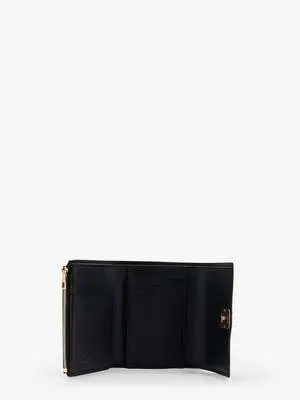 Loewe Anagram Leather Wallet With Front Logo