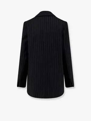 SEMICOUTURE Singlebreasted Virgin Wool Blend Blazer