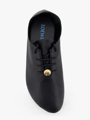 Loewe Pebble Soft Leather Lace-up Shoes