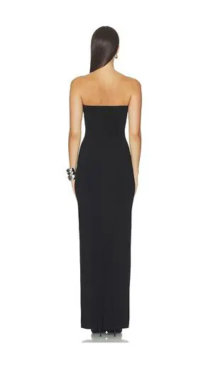 Norma Kamali Strapless Long Dress