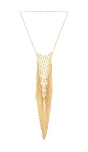 8 Other Reasons Statement Necklace In Metallic - Gold