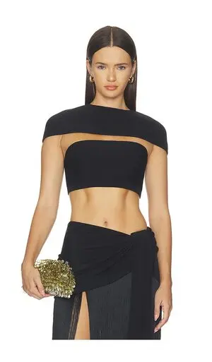 Cult Gaia Brett Top - Black