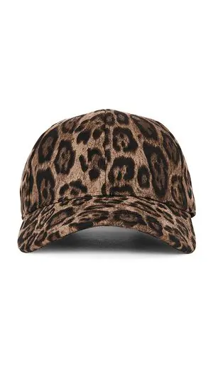 8 Other Reasons Baseball Cap In Brown - Dark Leopard