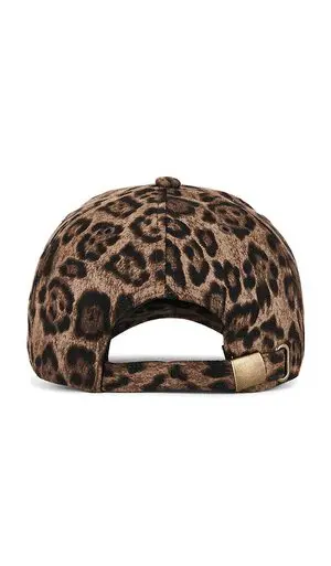 8 Other Reasons Baseball Cap In Brown - Dark Leopard