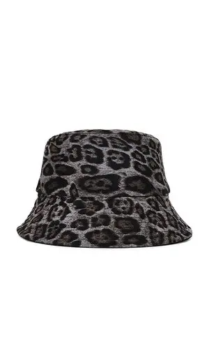 8 Other Reasons Bucket Hat In Brown - Grey Leopard