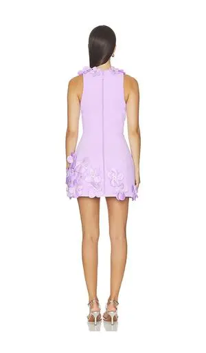BRONX BANCO Estelle Floral Mini Dress - Lavender