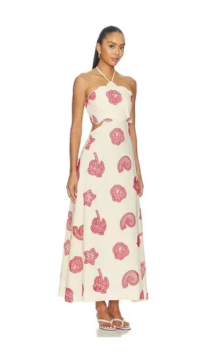 Agua Bendita Leny Alina Dress In Cream
