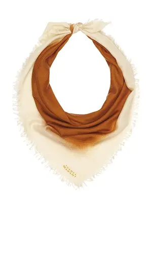 Isabel Marant Étoile Alecia Scarf In Rust - Caramel