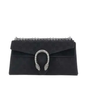 GUCCI Gucci Medium Dionysus Bag In GG Fabric With Suede Detail