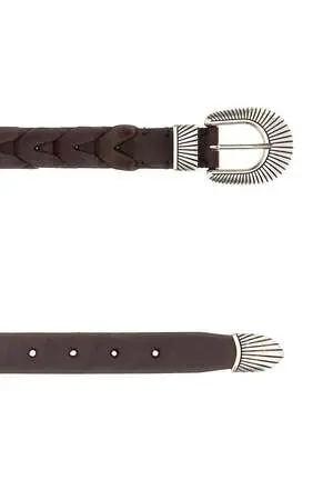 GOLDEN GOOSE Woven Leather Belt