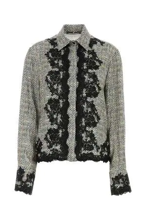 Ermanno Scervino Printed Viscose Shirt - White