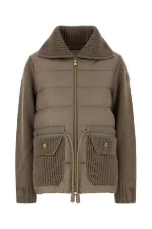 Moncler Dove Wool Blend Cardigan