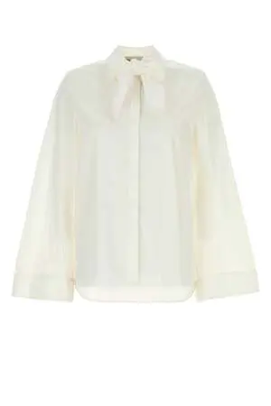 Tory Burch Stretch Poplin Shirt - White