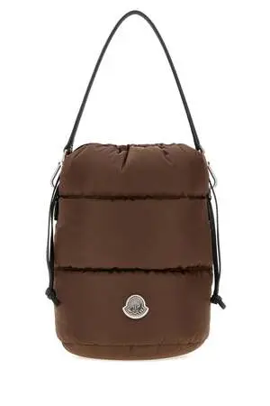 Moncler Nylon Caradoc Bucket Bag - Brown