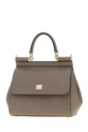 Dolce & Gabbana Leather Medium Sicily Handbag