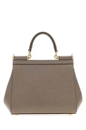 Dolce & Gabbana Leather Medium Sicily Handbag