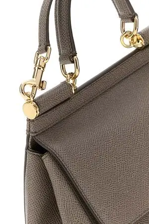 Dolce & Gabbana Leather Medium Sicily Handbag