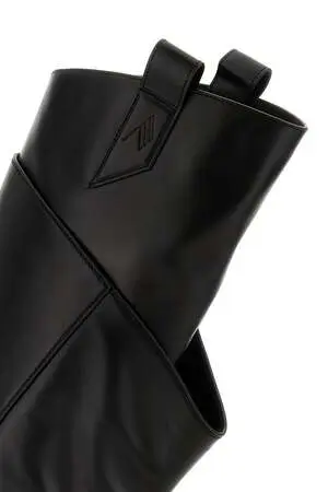 Attico Leather Passeggiata Boots